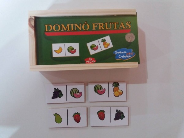 Dominó Figuras e Frutas | LojaApoio