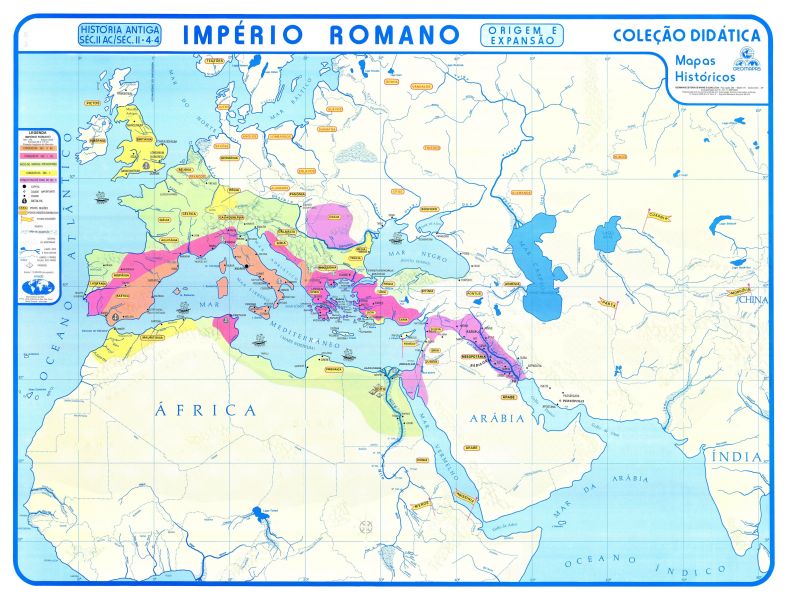 Mapa Império Romano | LojaApoio