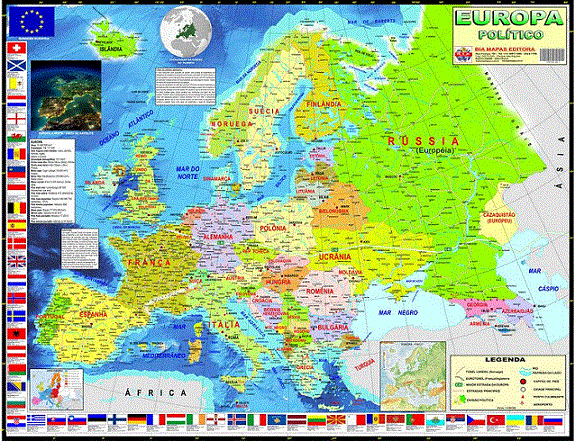 Mapa Detalhado Da Europa Com Cidades Mapa Detalhado Localização