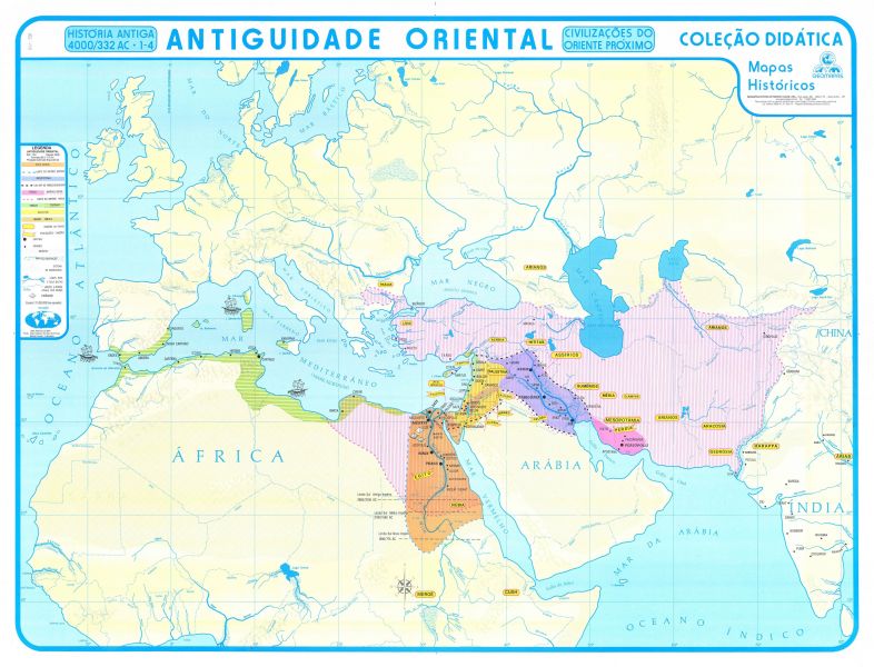 Mapa Idade Média Oriental | LojaApoio