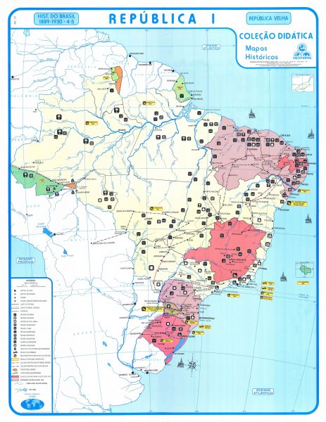 Mapa Brasil República 1 | LojaApoio